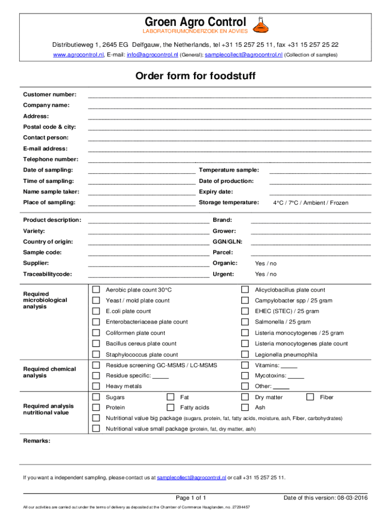 Fillable Online Home - Groen Agro Control Fax Email Print - pdfFiller