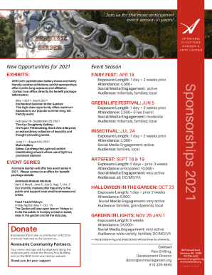 Fillable Online AMG 2021 Sponsor Overview-All-in-one-form Fax Email ...