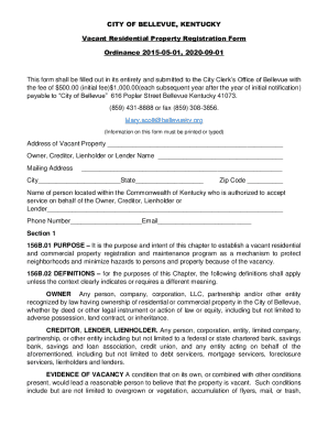 Fillable Online FORM VP-R APPLICATION FOR VACANT BUILDING REGISTRATION ...