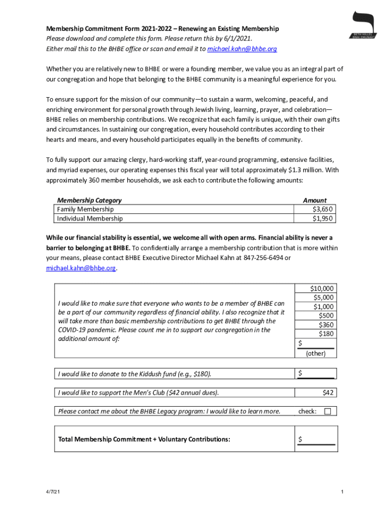 Fillable Online While our financial stability is essential, we welcome ...