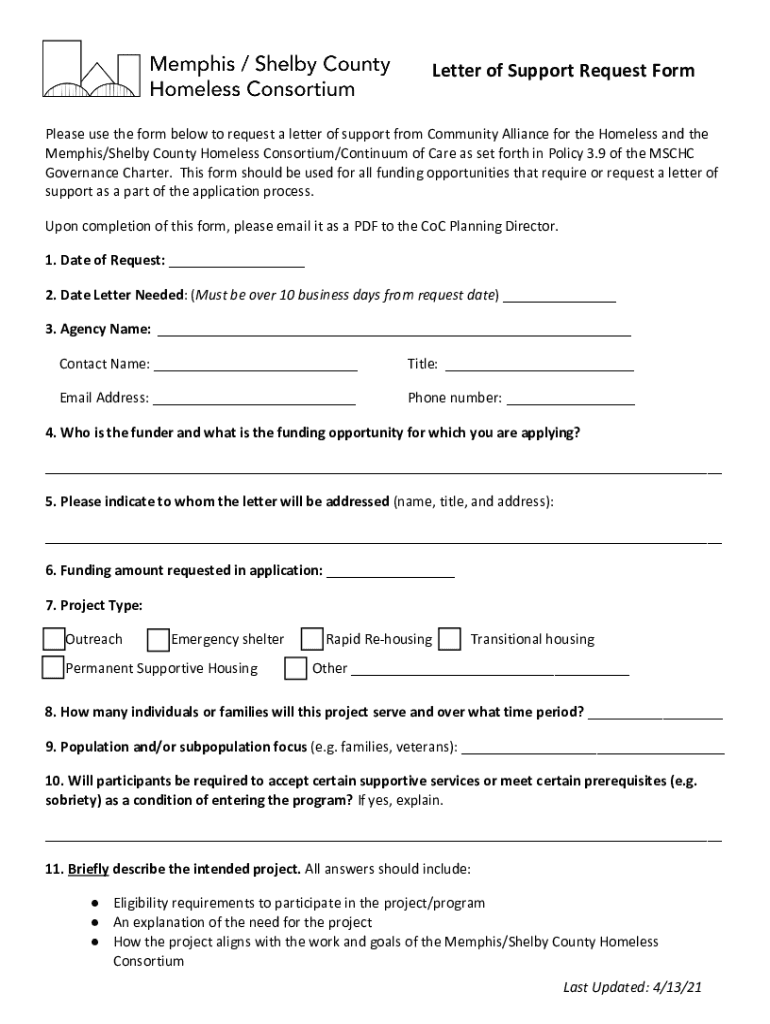 Fillable Online Please use the form below to request a letter of ...