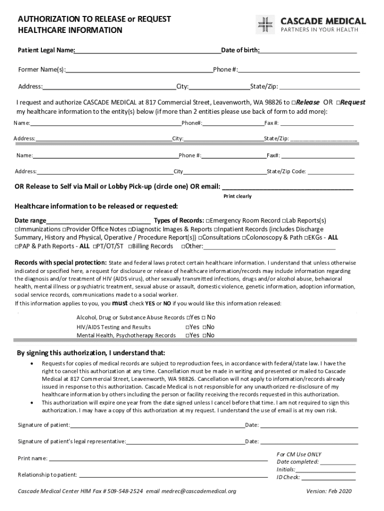Fillable Online Authorization To Release Information To Family Member fillable-online-authorization-to-release-information-to-family-member