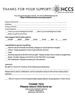 Fillable Online general gift form Fax Email Print - pdfFiller