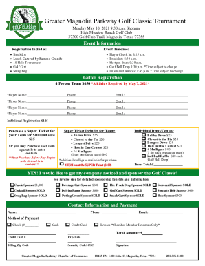Fillable Online High Meadow Ranch Golf Club Fax Email Print - pdfFiller