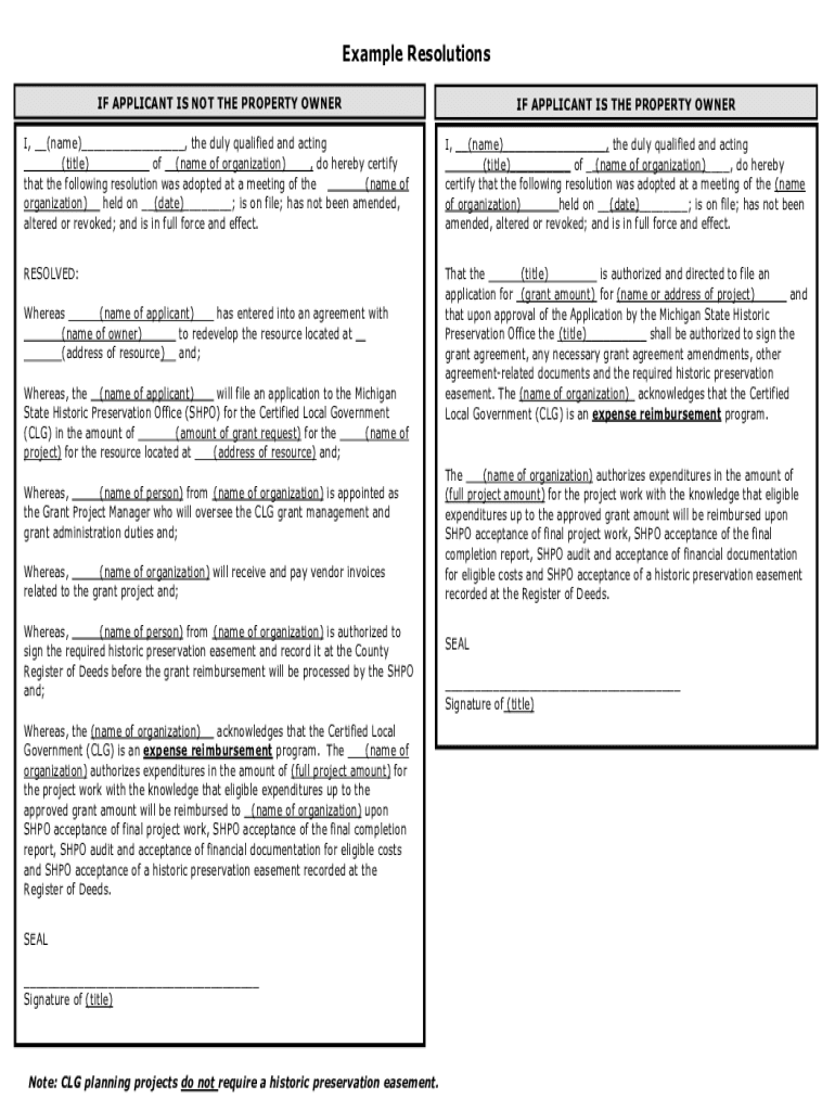 Fillable Online Sample Corporate Resolutions - Form an LLC or ...