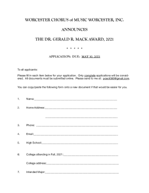 Fillable Online Mack form, 2021 Fax Email Print - pdfFiller