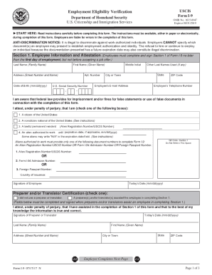 Fillable Online Application For Employment Authorization - PDF Free ...