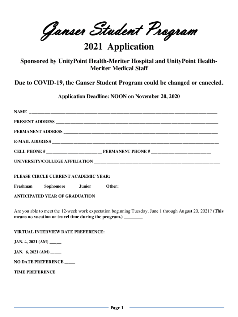 Fillable Online Careers and Volunteer Opportunities at UnityPoint Health ... Fax Email Print ...