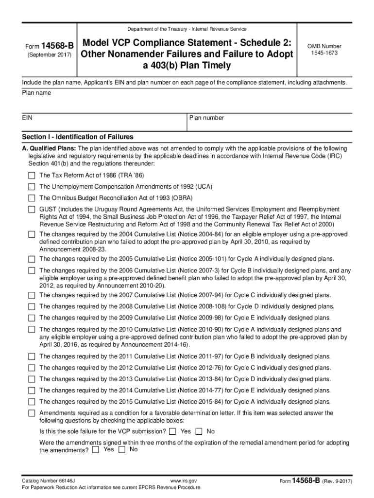 Fillable Online IRS Form 14568-B Download Fillable PDF or Fill Online ...