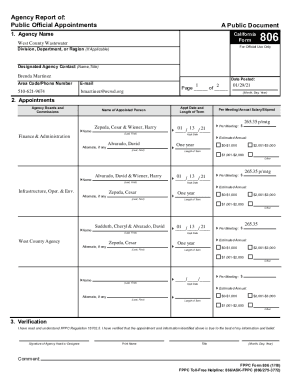 Fillable Online CA Form 806 Fax Email Print - pdfFiller