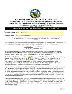 Fillable Online CTCAC Application Information - California Fax Email ...