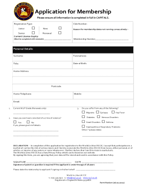 Fillable Online APPLICATION FOR CHARTERED MEMBERSHIP Fax Email Print ...