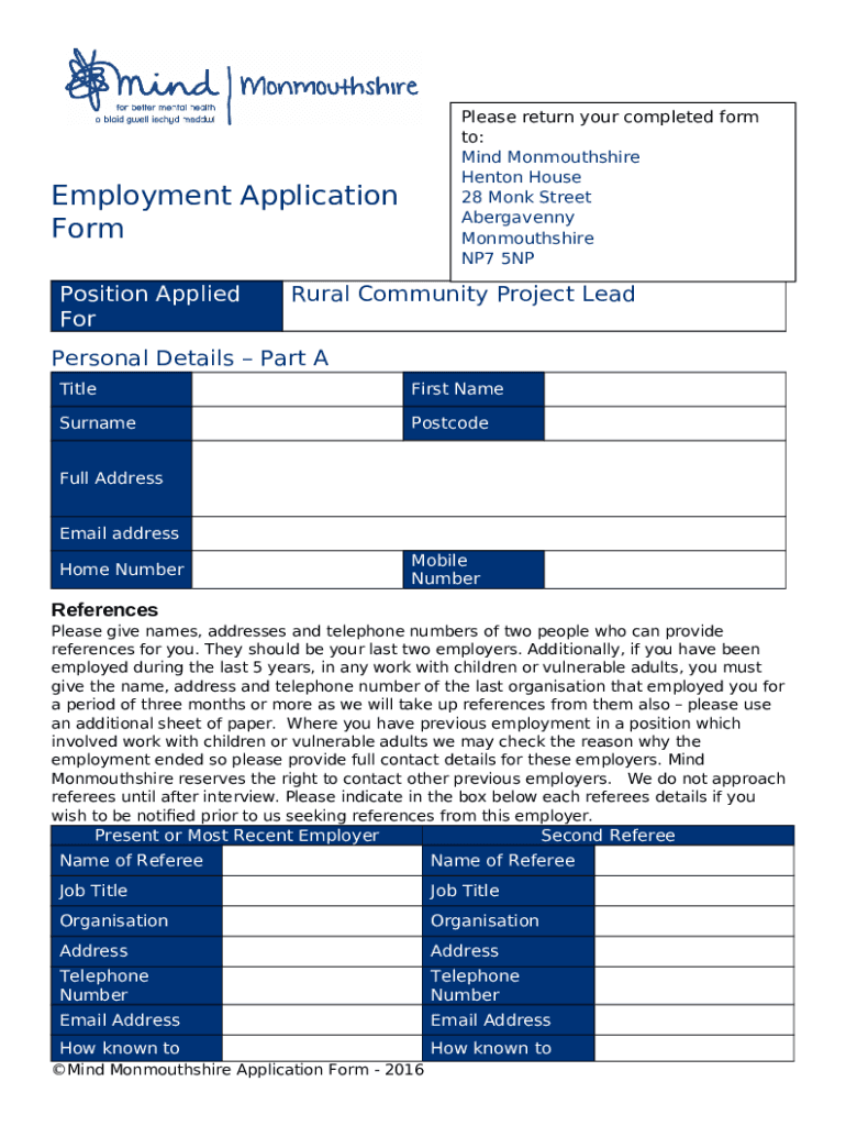 Application - Rural Development Leadership Network Doc Template | pdfFiller