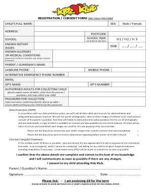 Fillable Online Application form for the Early Years Register and ...