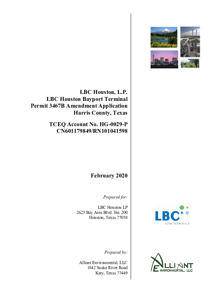 Fillable Online Permit No. 3467B - Home - LBC Tank Terminals Fax Email ...