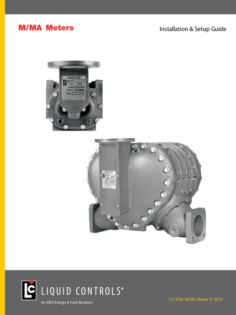 Fillable Online M/MA Meters Fax Email Print - pdfFiller