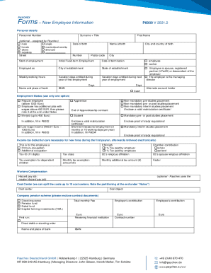 Fillable Online PAYCHEX Forms P6000 Fax Email Print - pdfFiller