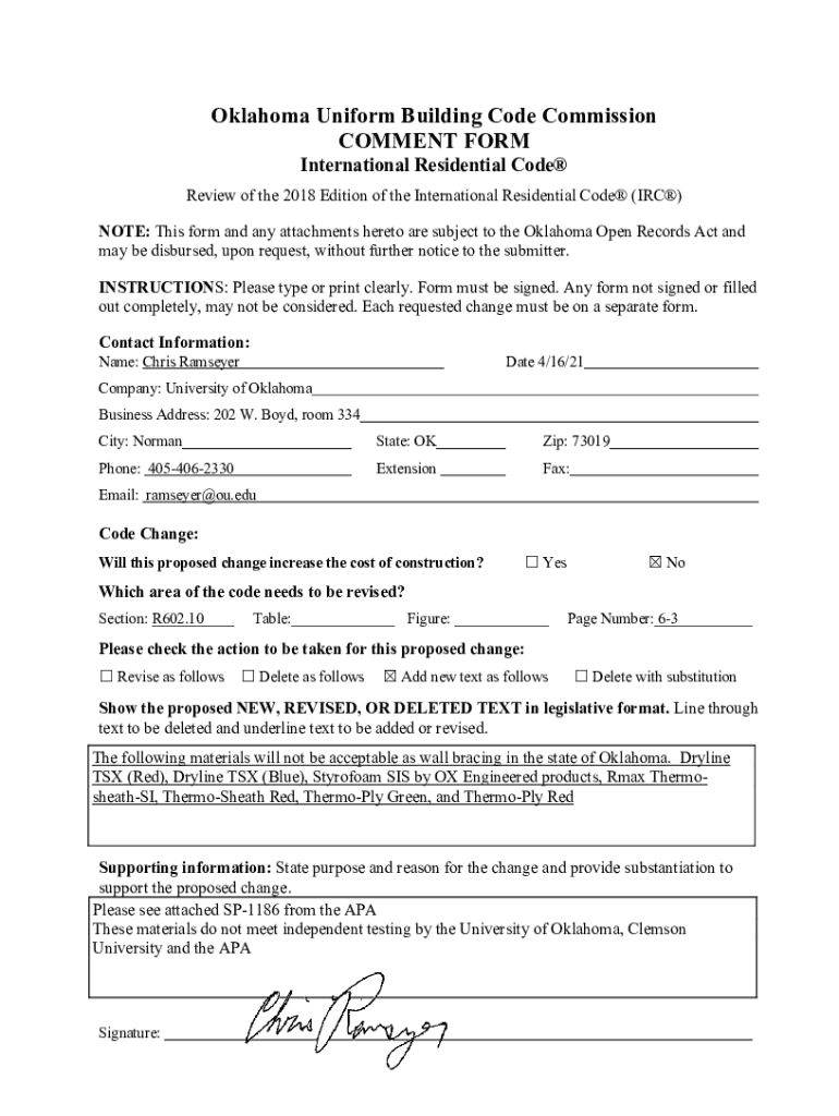 Fillable Online Review of the 2018 Edition of the International ...