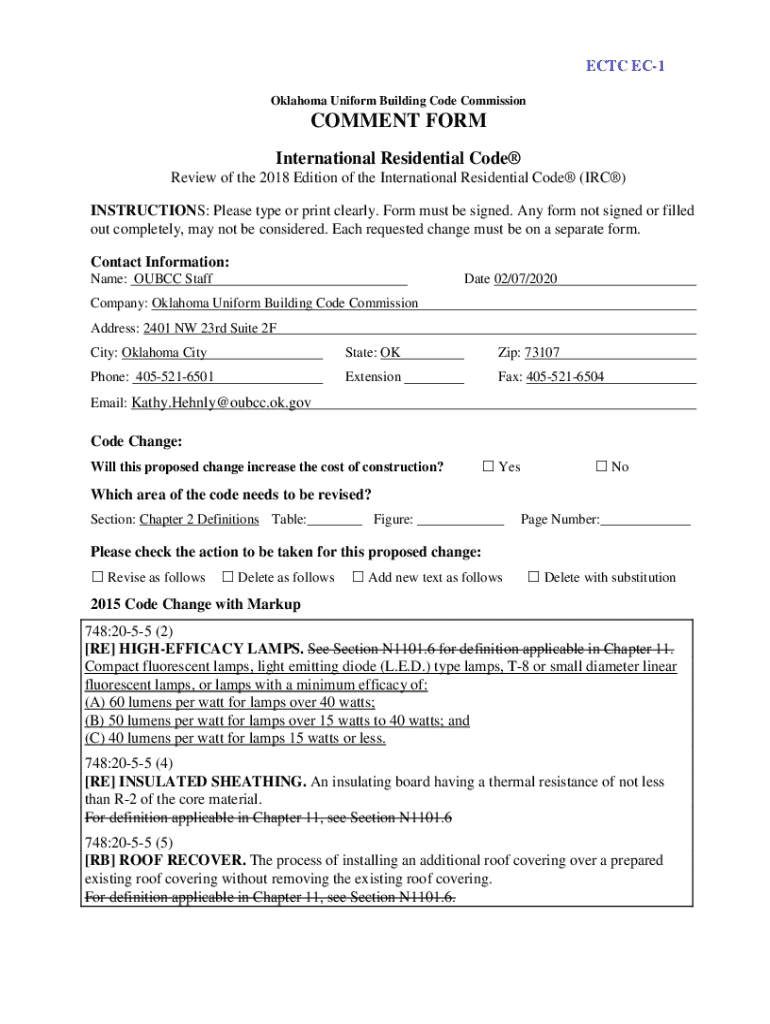 Fillable Online ECTC EC-1 Fax Email Print - pdfFiller