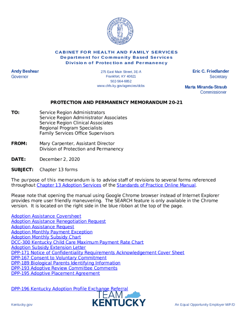 PPM 20-21 Chapter 13 s - SOP Online Manuals CHFS ... - manuals sp chfs ...