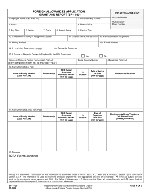Fillable Online Current Post/ Country of Assignment/Locality Fax Email ...