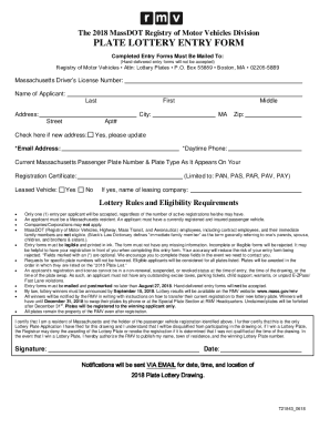 Fillable Online Fillable Online Massachusetts Registry of Motor ...
