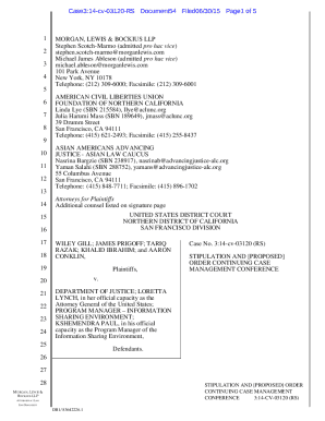 Fillable Online stip and proposed order re CMC continuance.docx Fax ...