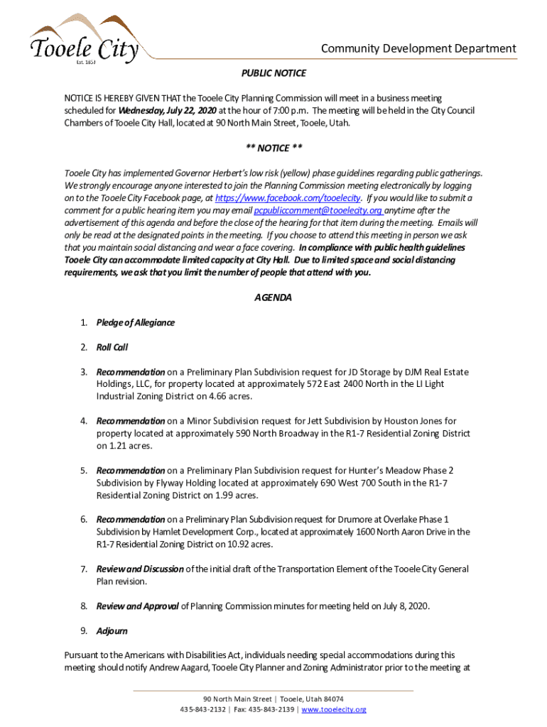 Fillable Online Title 8. Chapter 4. Abatement of NuisancesTooele City ...