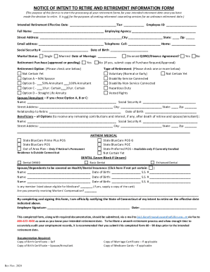 Fillable Online Free Retirement Letter Template - with Samples - Word ...