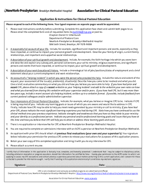 Fillable Online ACPE Program REFERENCE FORM - NYP Fax Email Print ...