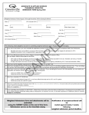 Fillable Online Paramedic sample form Fax Email Print - pdfFiller