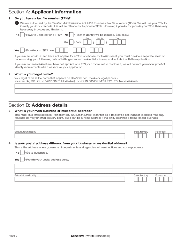 Fillable Online Application to register a PAYG withholding account ...