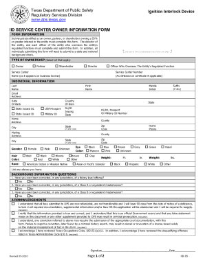 Fillable Online dps texas Official Texas Driver License Eligibility ...