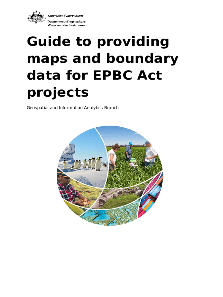 Maps and boundary data for EPBC Act projects. Spatial data and ination ...