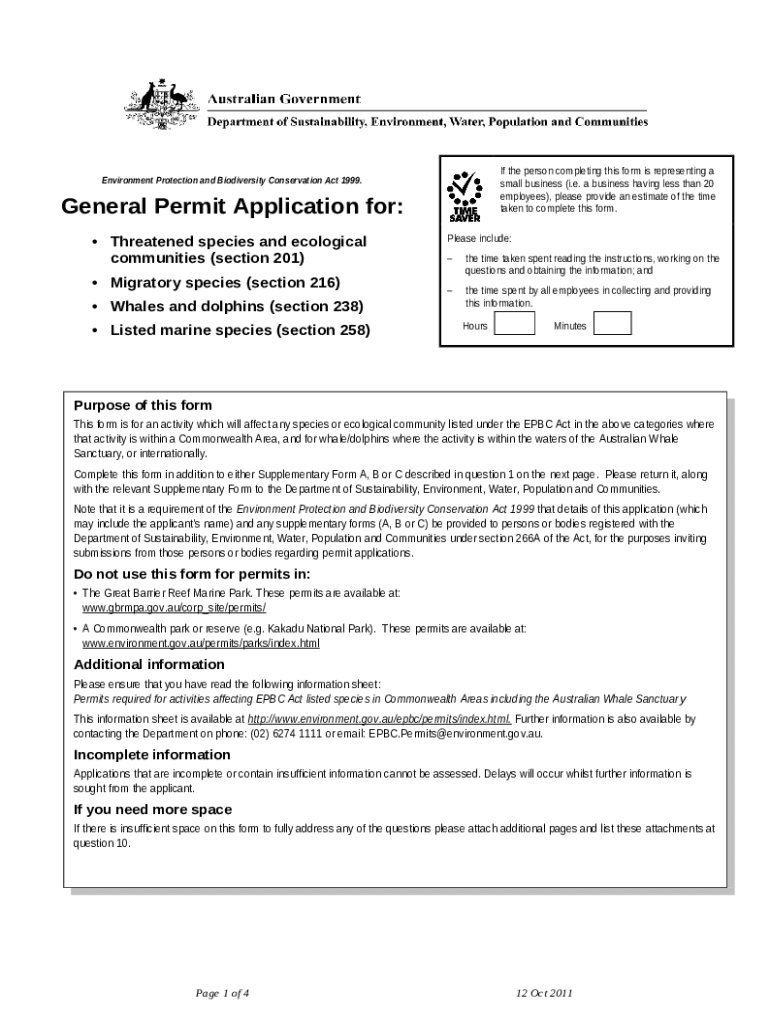 General Permit Application : E2111-0063 -Essendon Fields Doc Template ...
