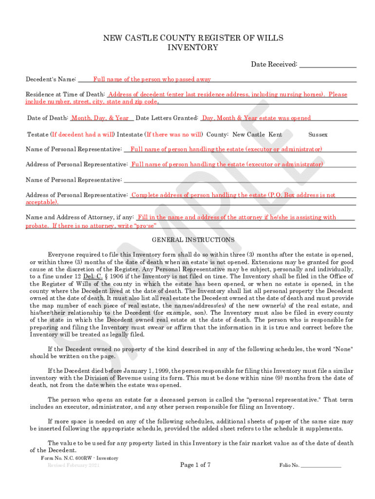 Fillable Online Inventory Form SAMPLE Fax Email Print - pdfFiller