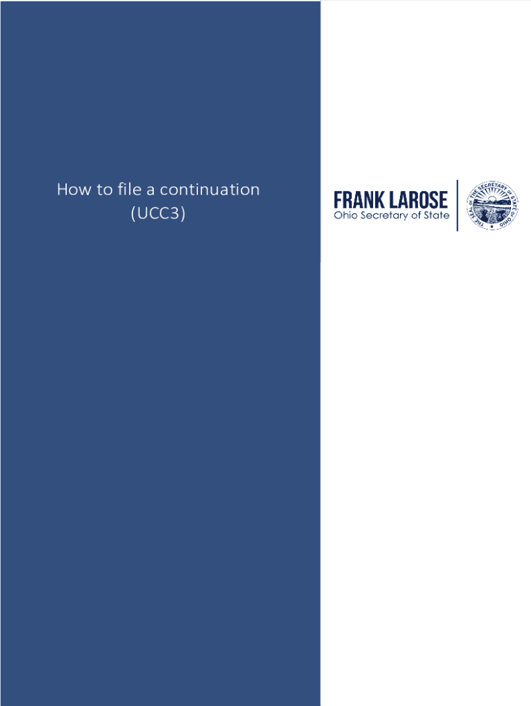 Fillable Online Five Need to Know Facts About Filing UCC Continuations ...