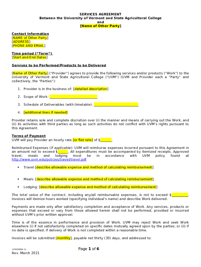 13 Free Sample Services Contract Templates - Printable Samples Doc ...
