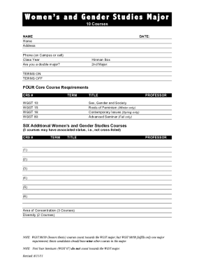 Fillable Online NEW WGST Major form Fax Email Print - pdfFiller