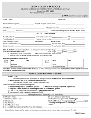 Fillable Online Florida School Health Form Fax Email Print - pdfFiller