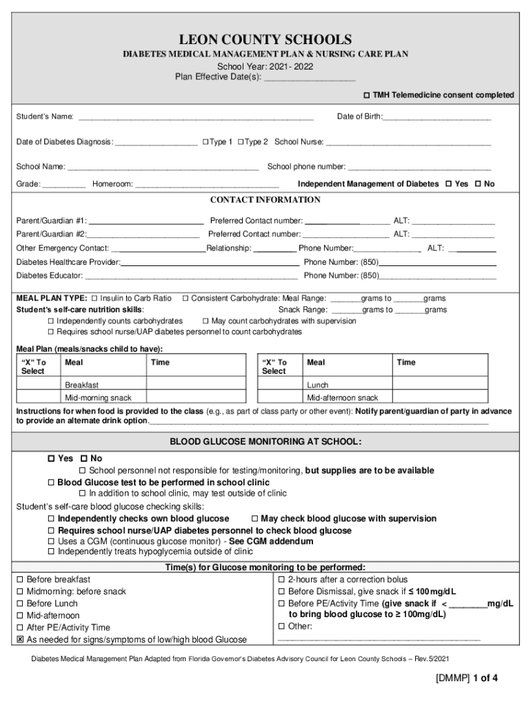 Fillable Online Florida School Health Form Fax Email Print - pdfFiller