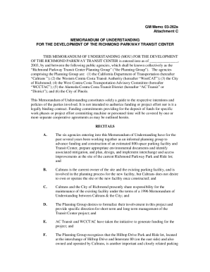 Fillable Online 41+ Memorandum of understanding Templates - PDF, Google ...