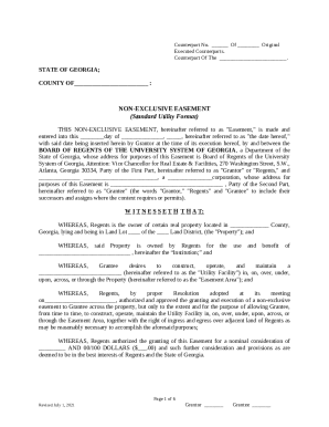 (Standard Utility at) Doc Template | pdfFiller