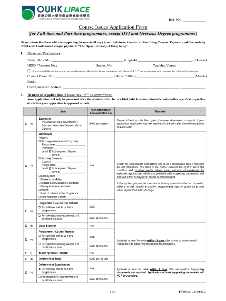 Fillable Online REQUEST FOR APPROVAL TO TAKE A REDUCED COURSE LOAD FOR ... Fax Email Print ...