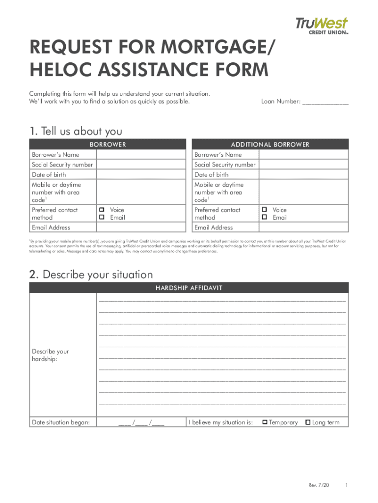 Fillable Online Learn How to Complete a Mortgage Assistance Form Fax ...