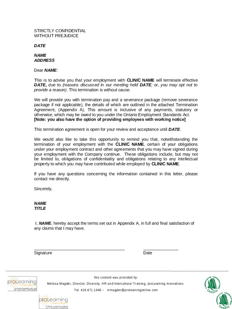 Termination Agreement - Sample Termination Template - Doc Template ...