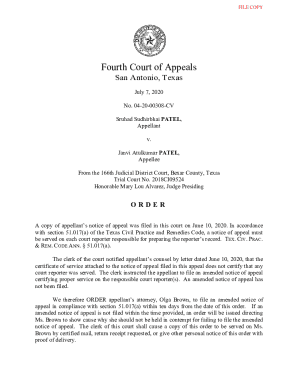Fillable Online THE SUPREME COURT OF TEXAS - txcourts.gov Fax Email ...