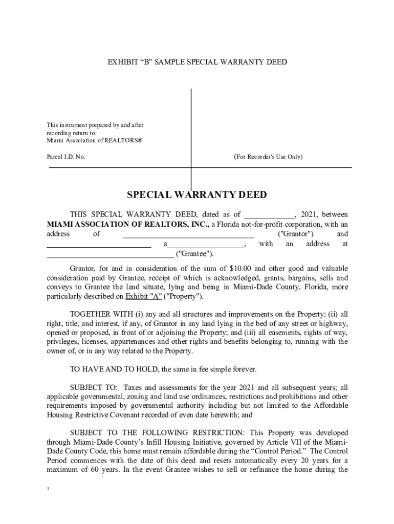 Fillable Online Sample Deed Fax Email Print - pdfFiller