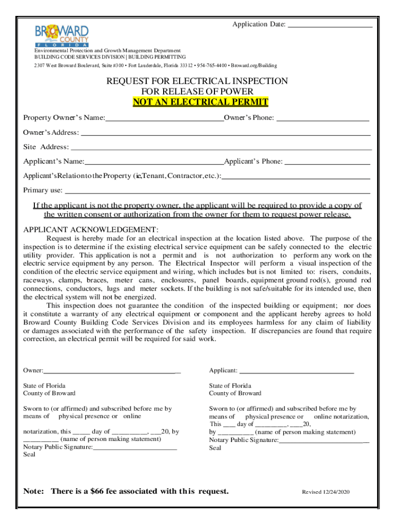 Fillable Online electrical-inspection-release.pdf Fax Email Print ...