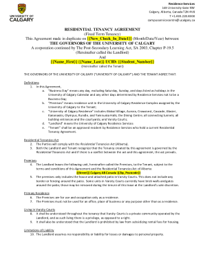 Fillable Online RESIDENTIAL TENANCY AGREEMENT (Fixed Term Tenancy) This ...